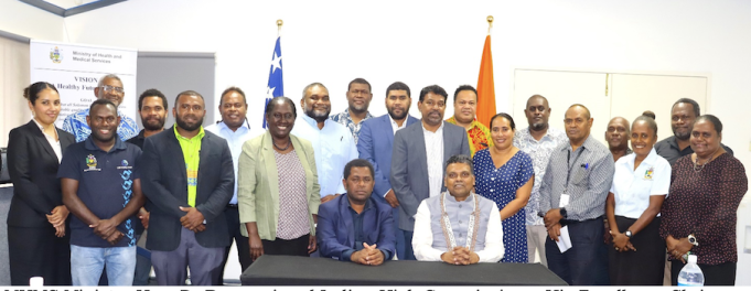 MHMS SIGNS MOU ON PHARMACOPOEIA WITH INDIA — Solomon Business Magazine