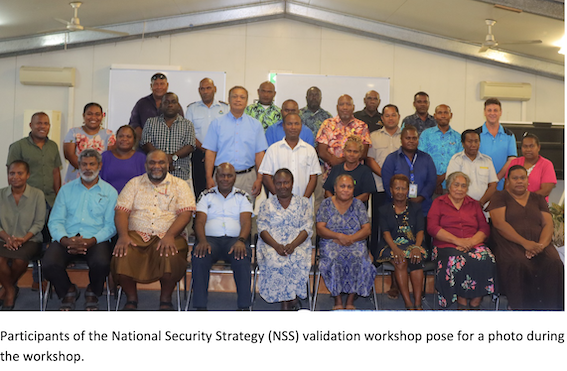 National Security Strategy Validation Workshop In Honiara — Solomon ...