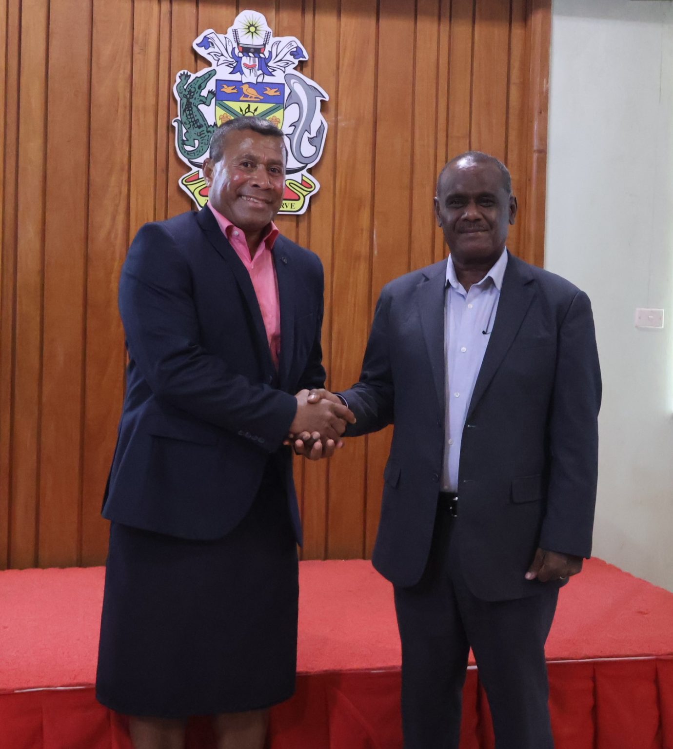 Serevi Shares Devotion With PM Manele — Solomon Business Magazine