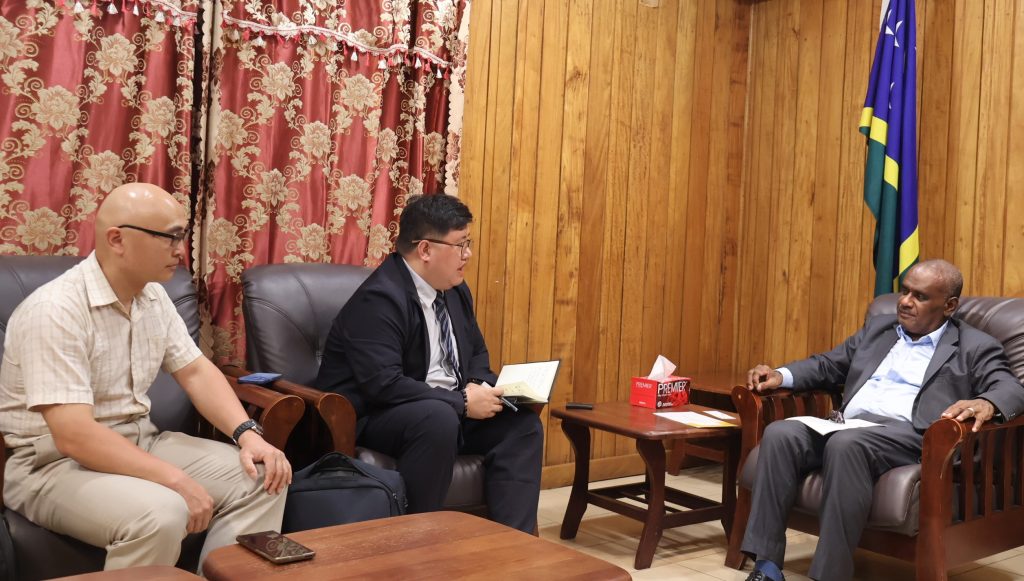 PM MANELE RECEIVES COURTESY CALL FROM SINOMACH OFFICIALS — Solomon ...
