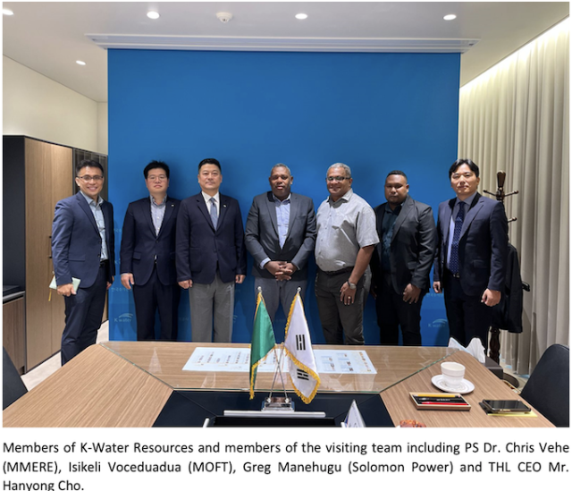Solomon Islands And K-Water Reaffirm Commitment To Tina River ...