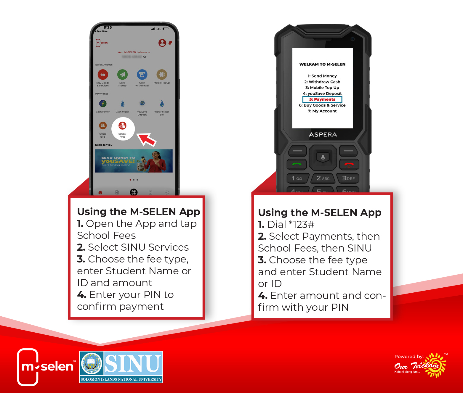 SINU FEES PAYMENT NOW LIVE ON M-SELEN WITH ZERO FEES — Solomon Business ...